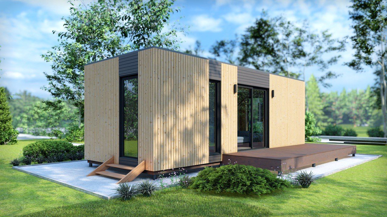 Tiny House - Modulhaus - Minihaus, Fertighaus - 29 m² - Energieeffizient - SIP-Modell | MH29